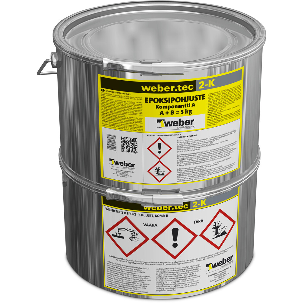 webertec 2-K Epoksüüdkrunt : Rõdude hüdroisolatsioon ja pinnakate > Kõik hüdroisolatsioonid ja ...